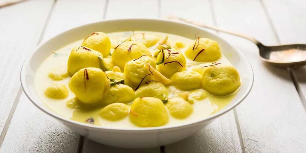 Kesar Rasmalai – Fluffy, Saffron-Scented Milk Dessert