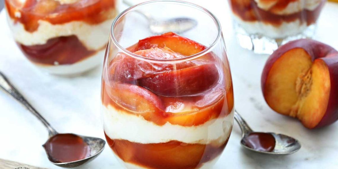 Brandied Peaches – Elegant Australian Dessert