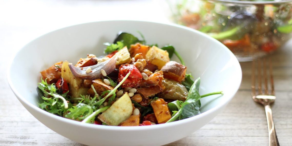 Roasted Root Vegetables With Crushed Pepitas recipe | American