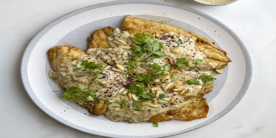 Lebanese Spicy Fish with Tahini & Pine Nuts – Flavorful & Easy