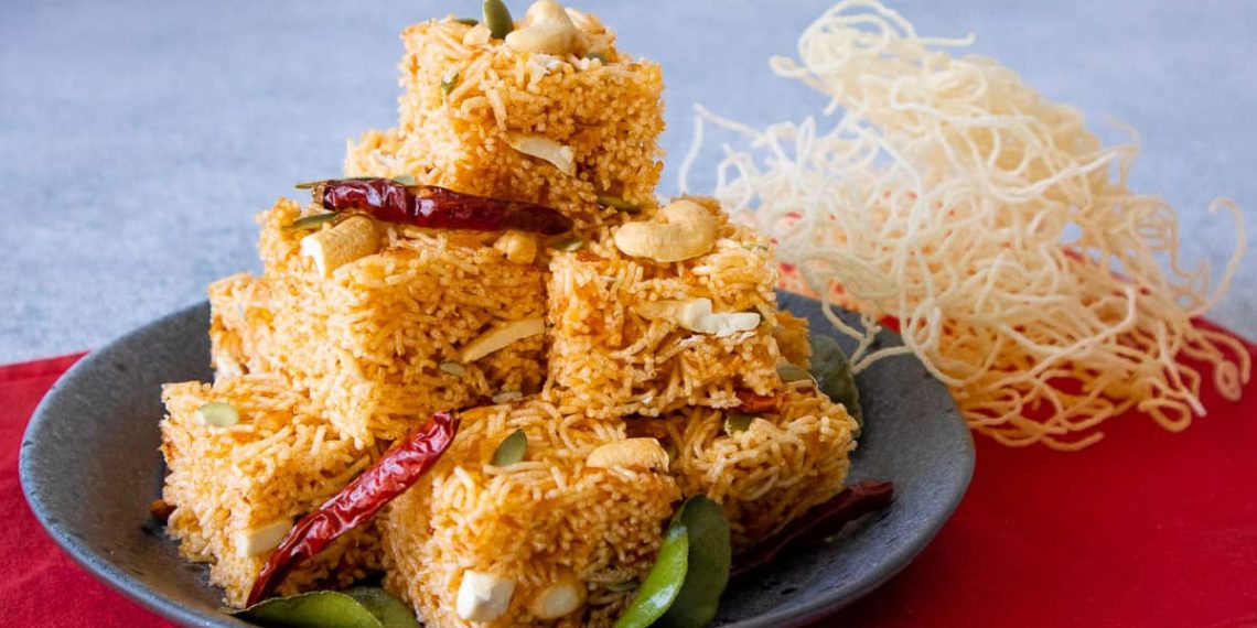 Mee Krob – Thai Sweet & Sour Crispy Noodle Treats