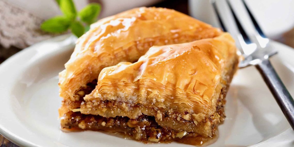 Honey Walnut Pastry Layers | Crispy Dessert with Nutty Sweetness